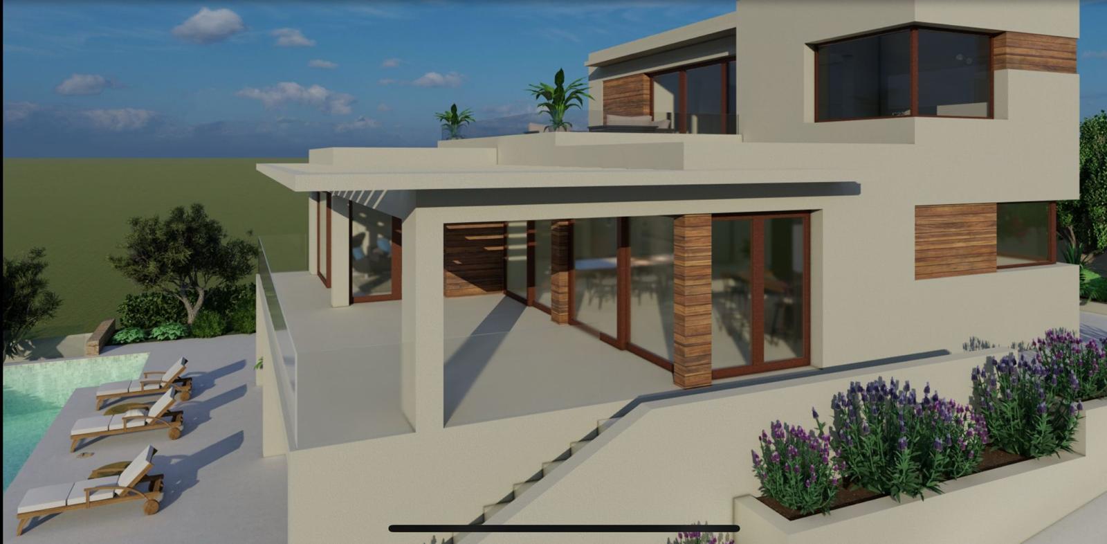 Luxe nieuwbouwvilla met zeezicht in Moraira | Spaanse Droomhuizen